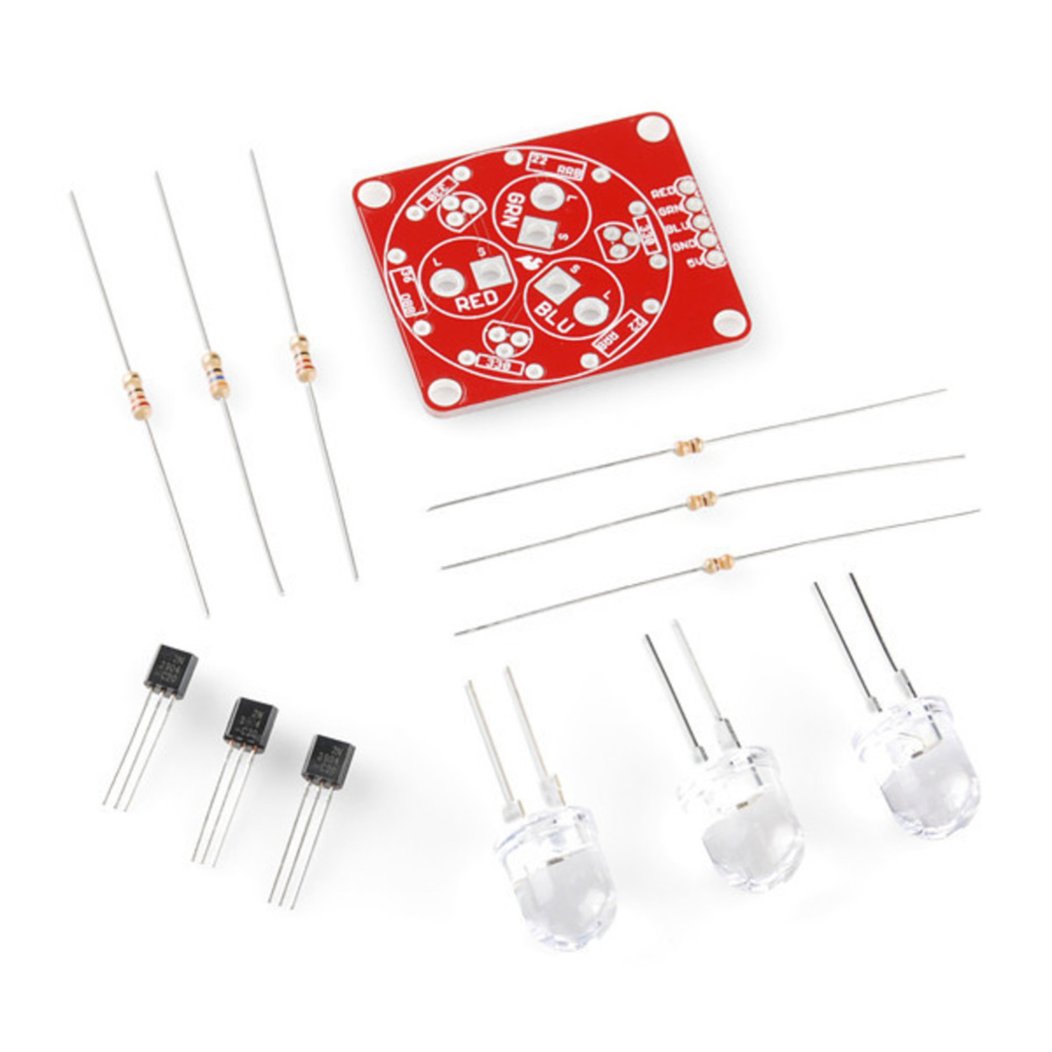 SparkFun Tri-Color LED Breakout Kit Australia - Little Bird