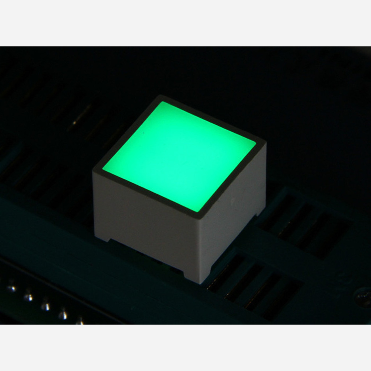 15*15mm LED Square - Green Australia - Little Bird