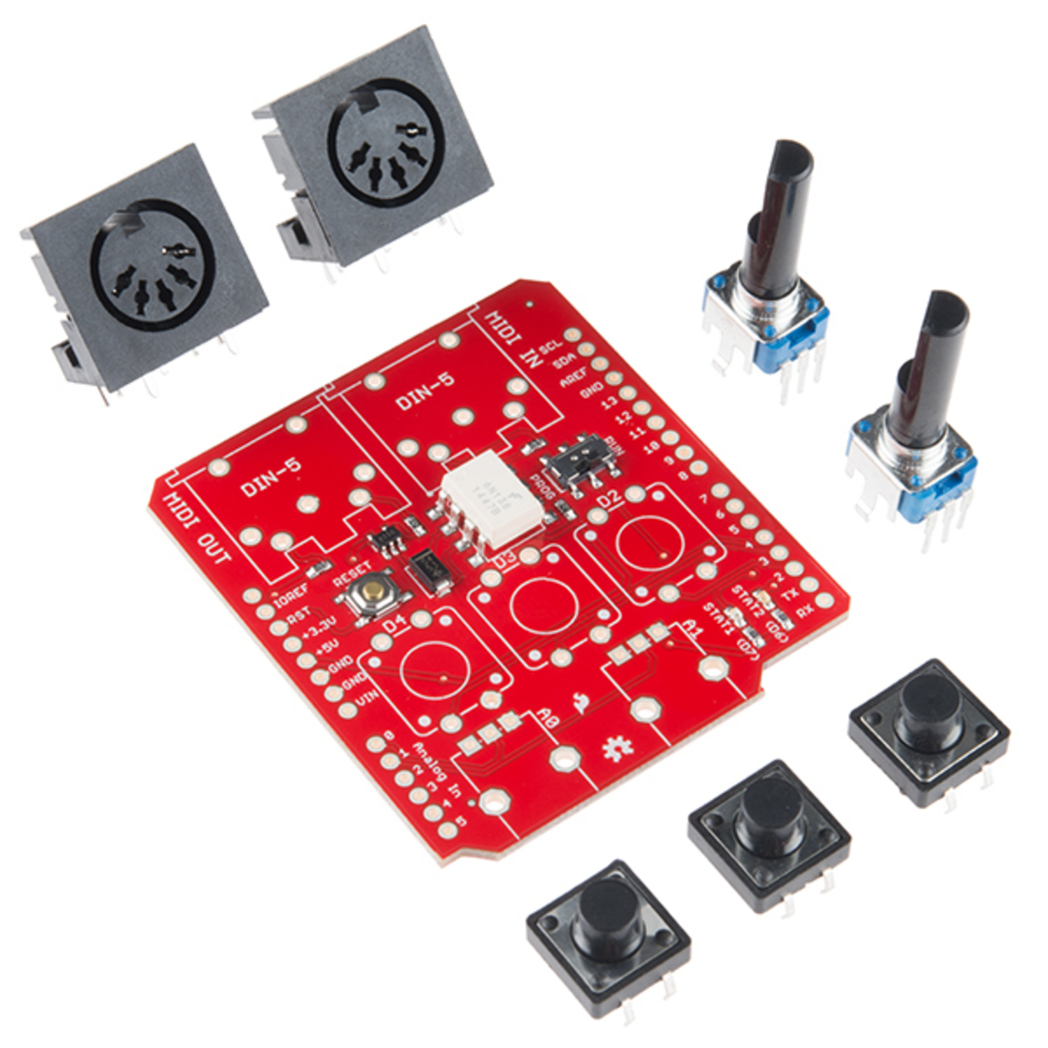 Sparkfun Midi Shield Australia Little Bird 