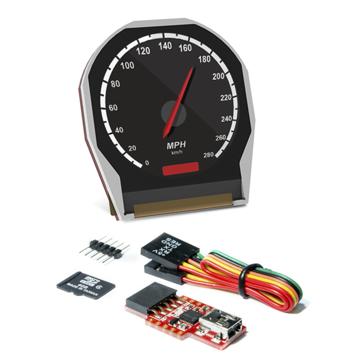 Intelligent 13 Round Lcd Module For Arduino Australia Little Bird 